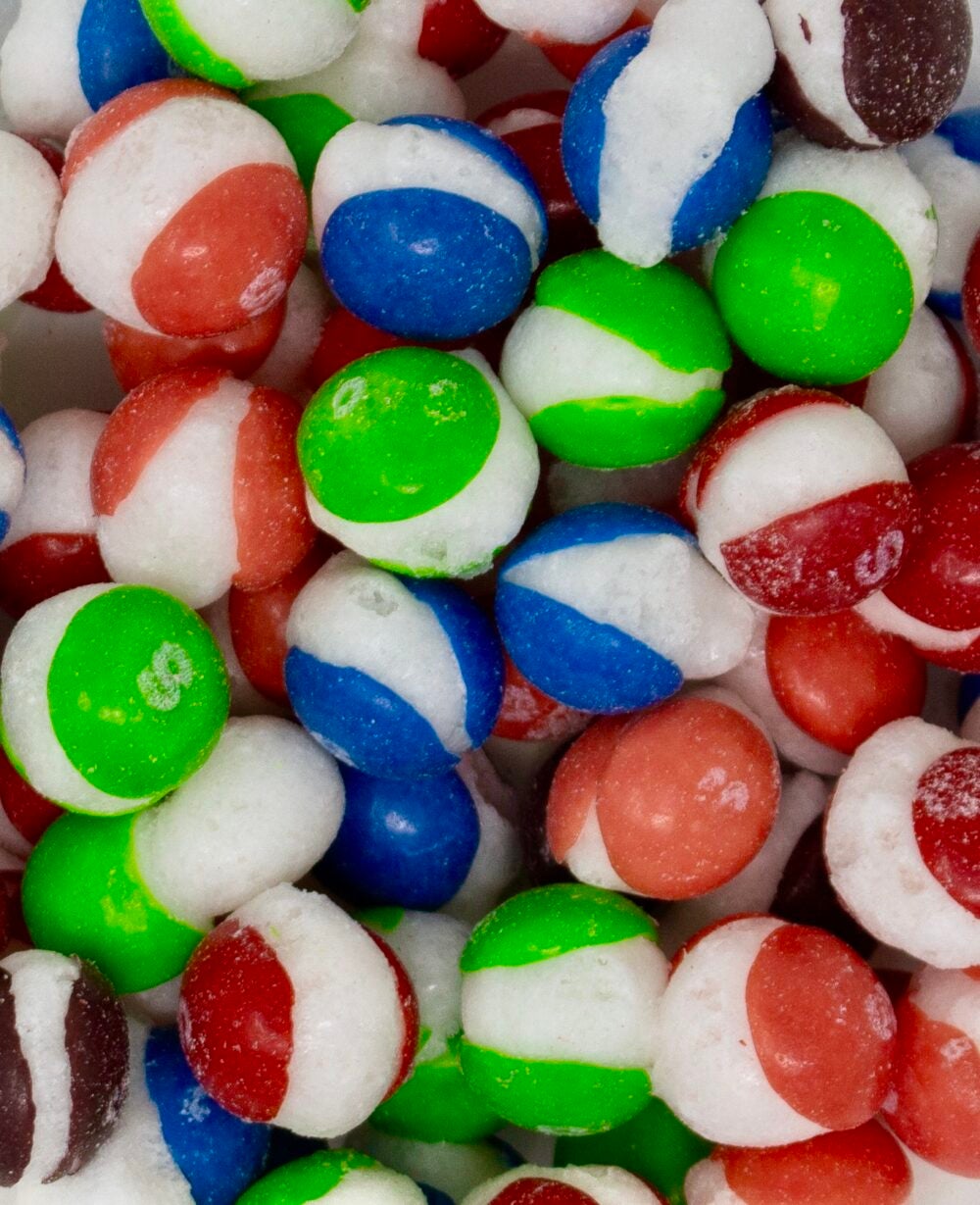 Freeze Dried Berry Rainbow Bites (Skittles) | Sunrise Rollerland